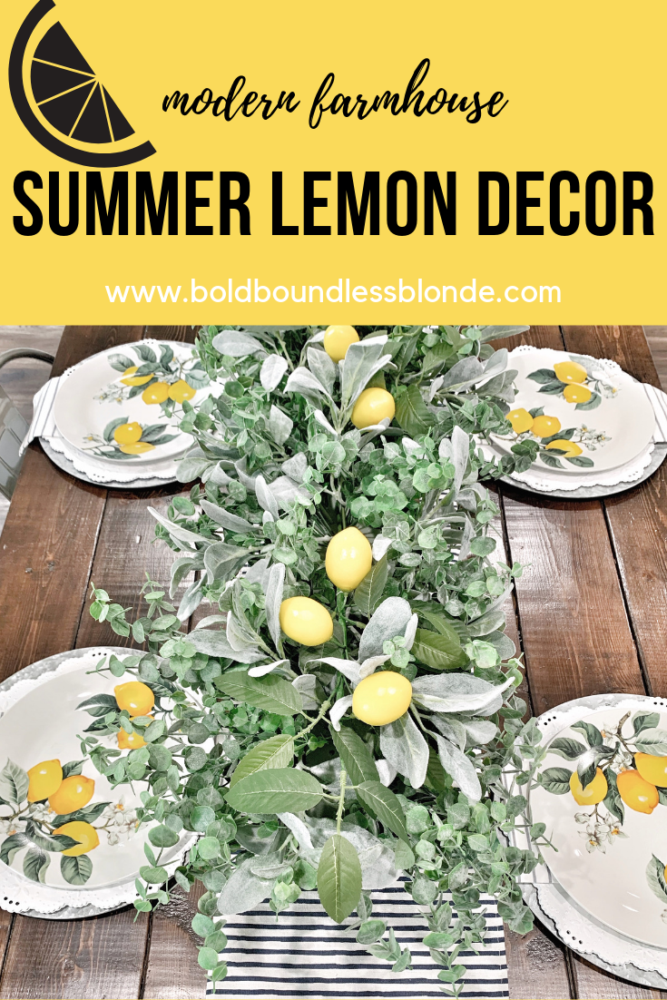 LEMON DECOR - SUMMER DECOR TOUR - Home With Krissy