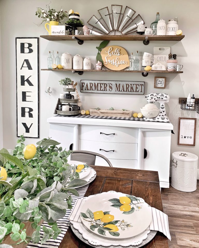 LEMON DECOR - SUMMER DECOR TOUR - Home With Krissy
