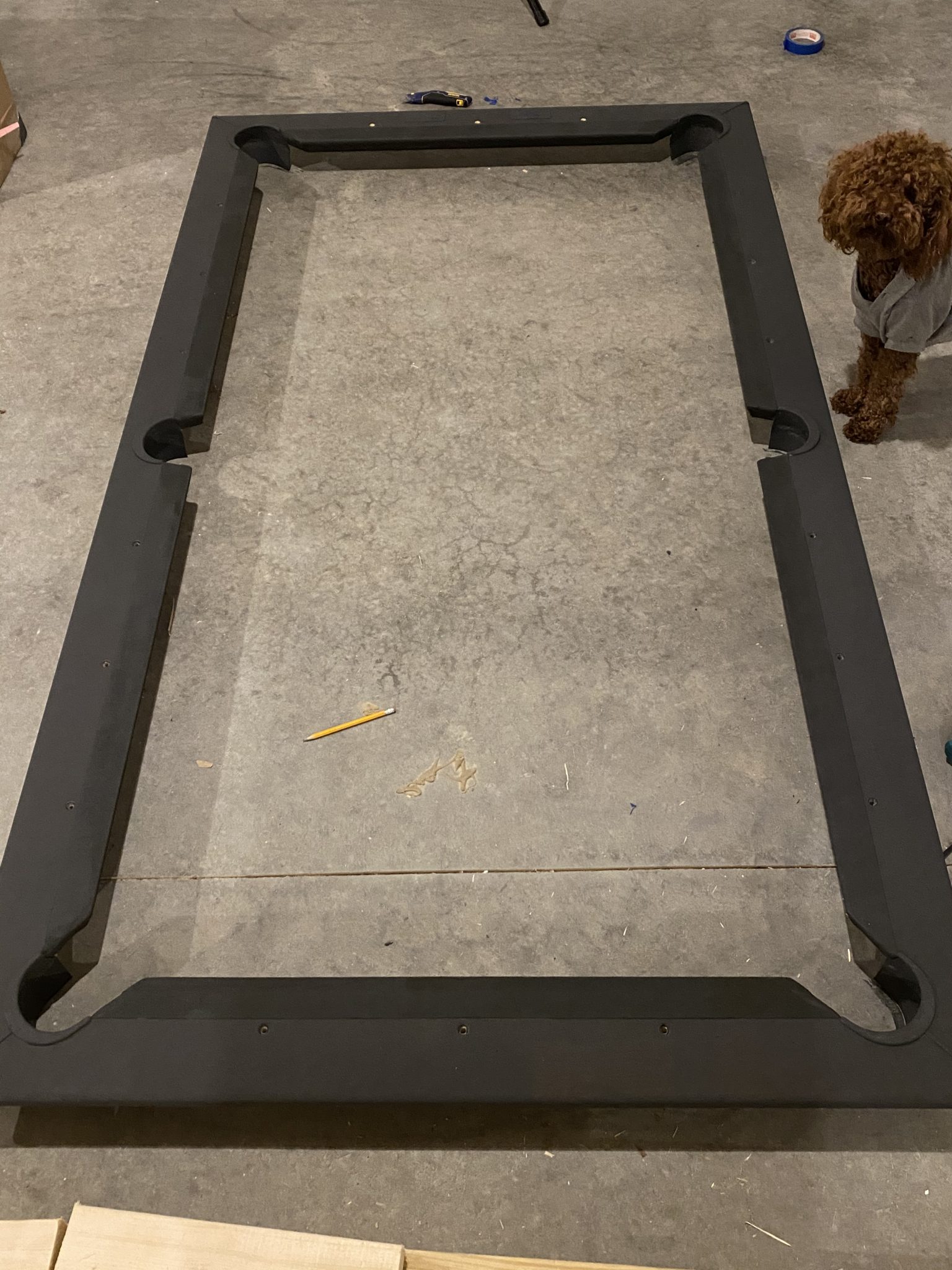 POOL TABLE MAKEOVER - Home With Krissy