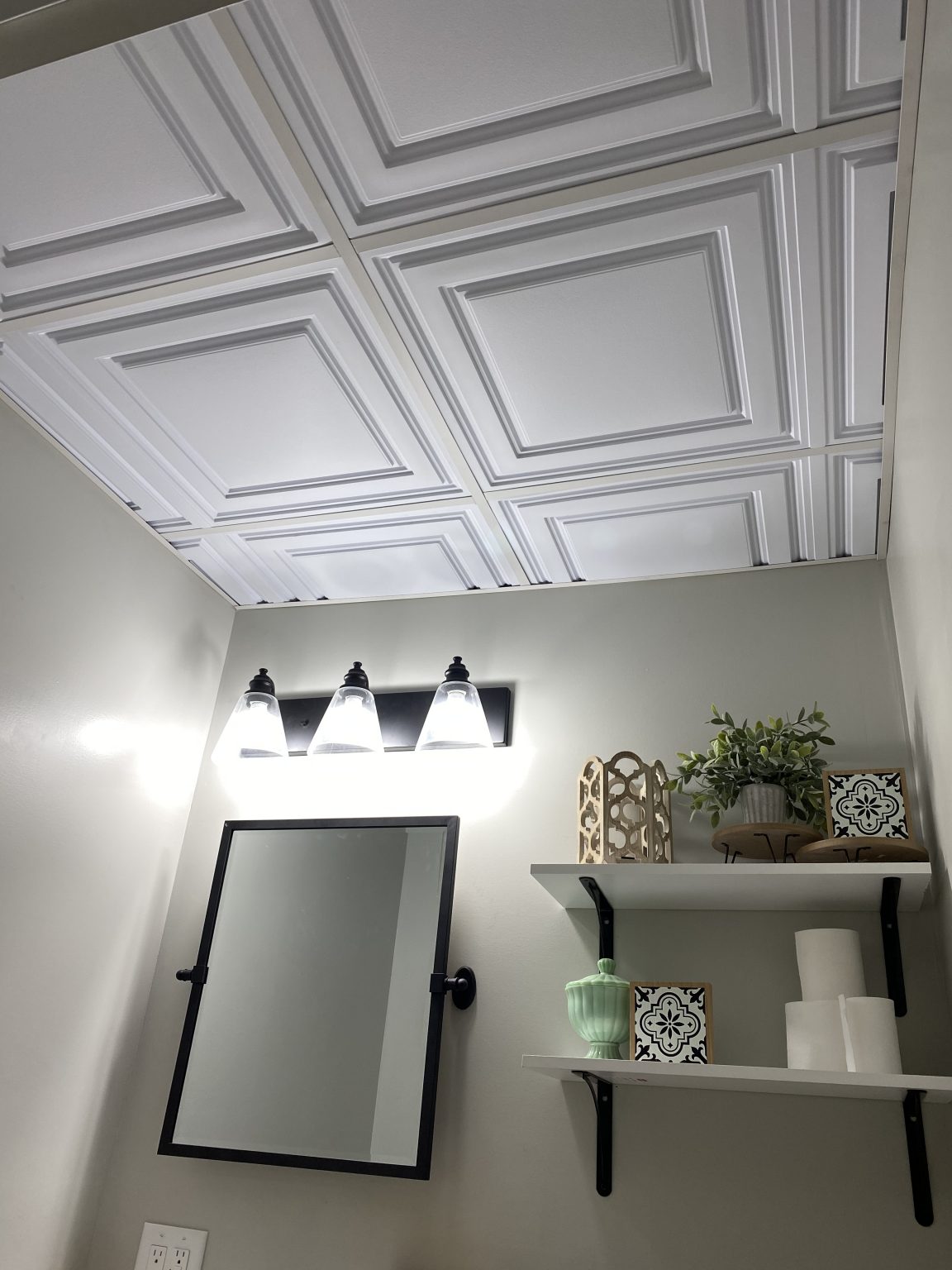 Stunning Suspended Ceiling You Can DIY! - Home With Krissy
