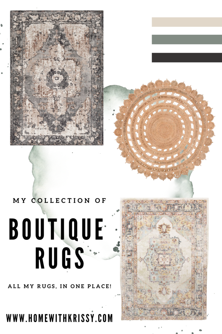 MY BOUTIQUE RUGS - LISTED FOR YOU! - Home With Krissy