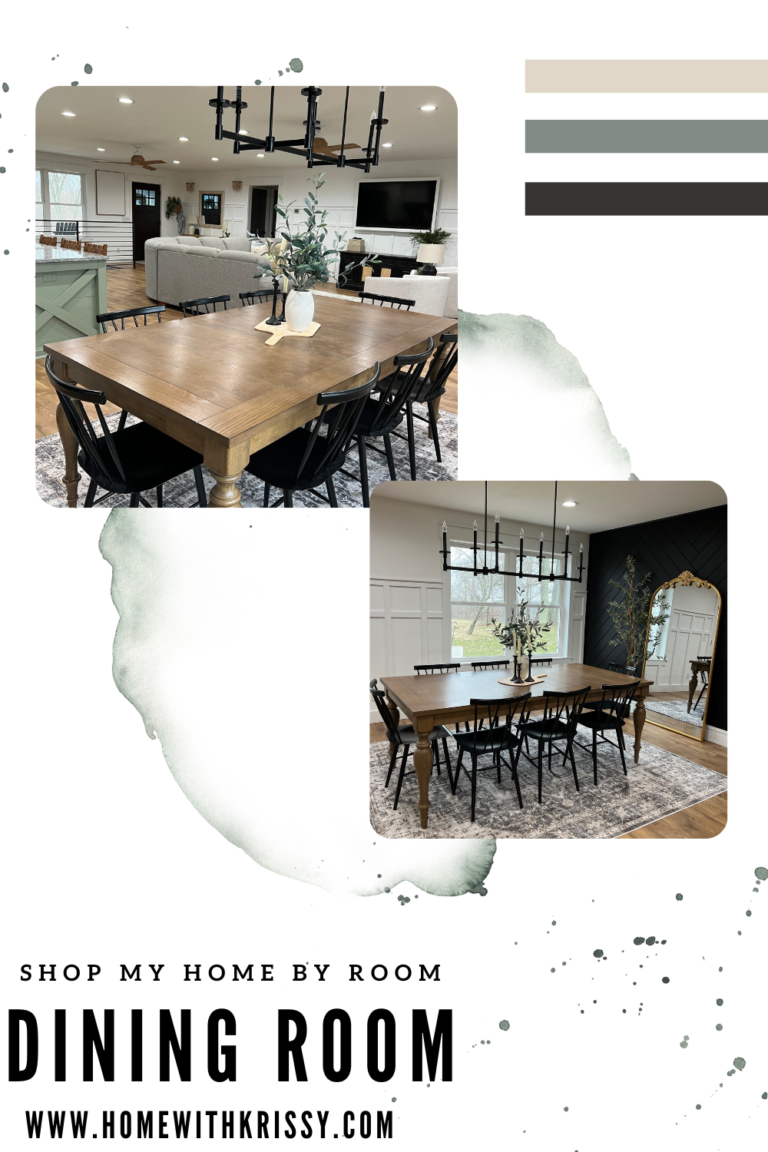 Shop My Home By Room - Dining Room - Home With Krissy