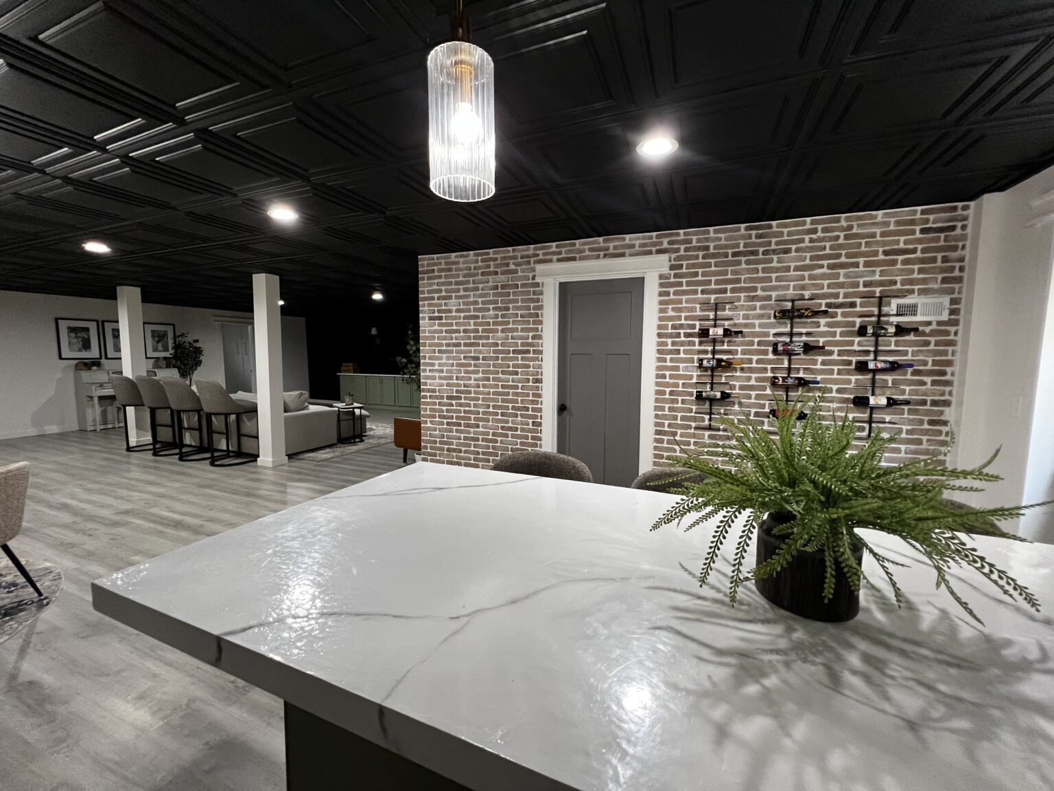 Beautiful Thin Brick Wall - DIY Friendly! - Home With Krissy